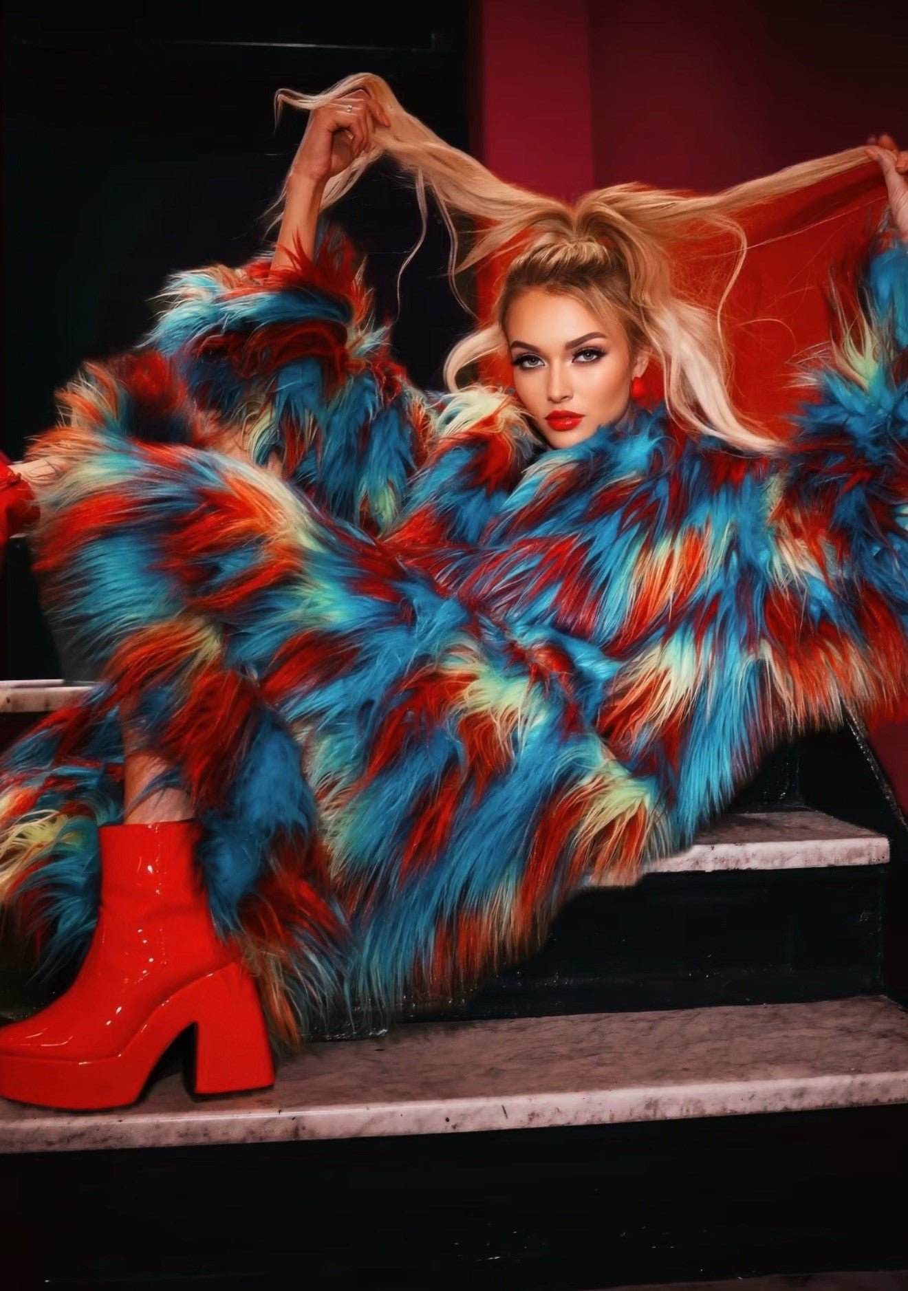 Buy Galactic Groove Unisex Mid-Length Coat | RaveFix – Rave Fix